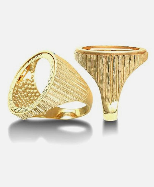 Gold Coin Ring Mounts | TheGoldLab.co.uk – The Gold Lab uk
