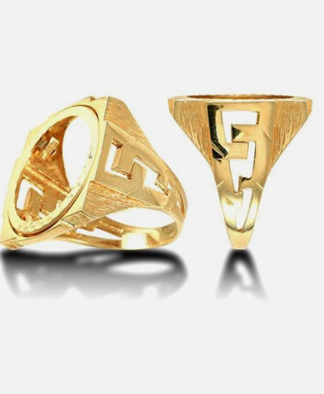 Gold Coin Ring Mounts | TheGoldLab.co.uk – The Gold Lab uk