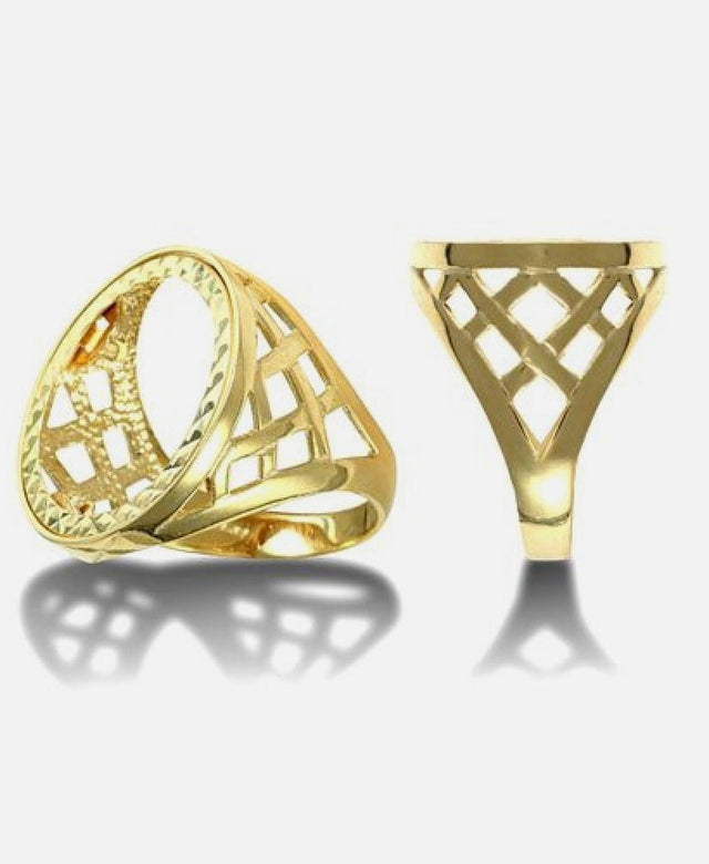 Gold Coin Ring Mounts | TheGoldLab.co.uk – The Gold Lab uk