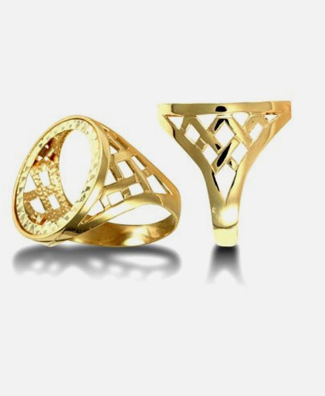 Gold Coin Ring Mounts | TheGoldLab.co.uk – The Gold Lab uk