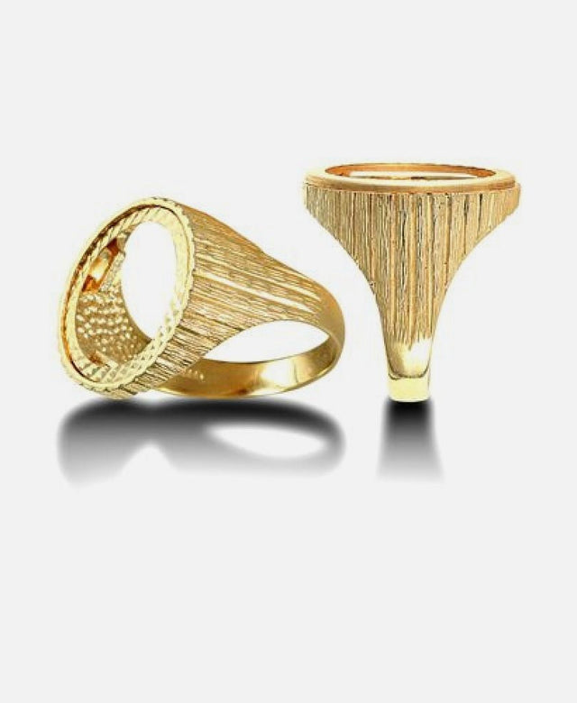 Gold Coin Ring Mounts | TheGoldLab.co.uk – The Gold Lab uk